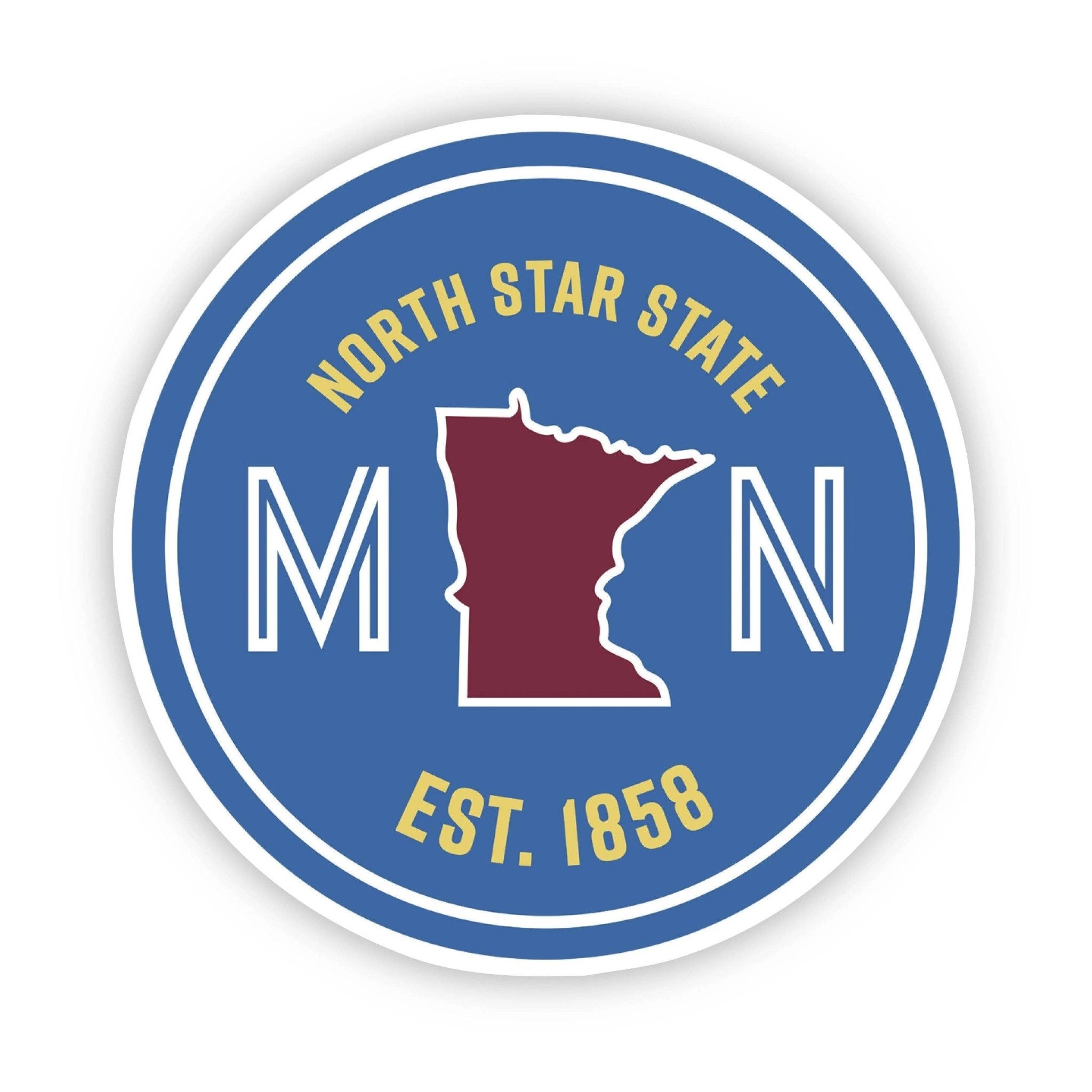 North Star State Minnesota Sticker – Wander Together Outfitters