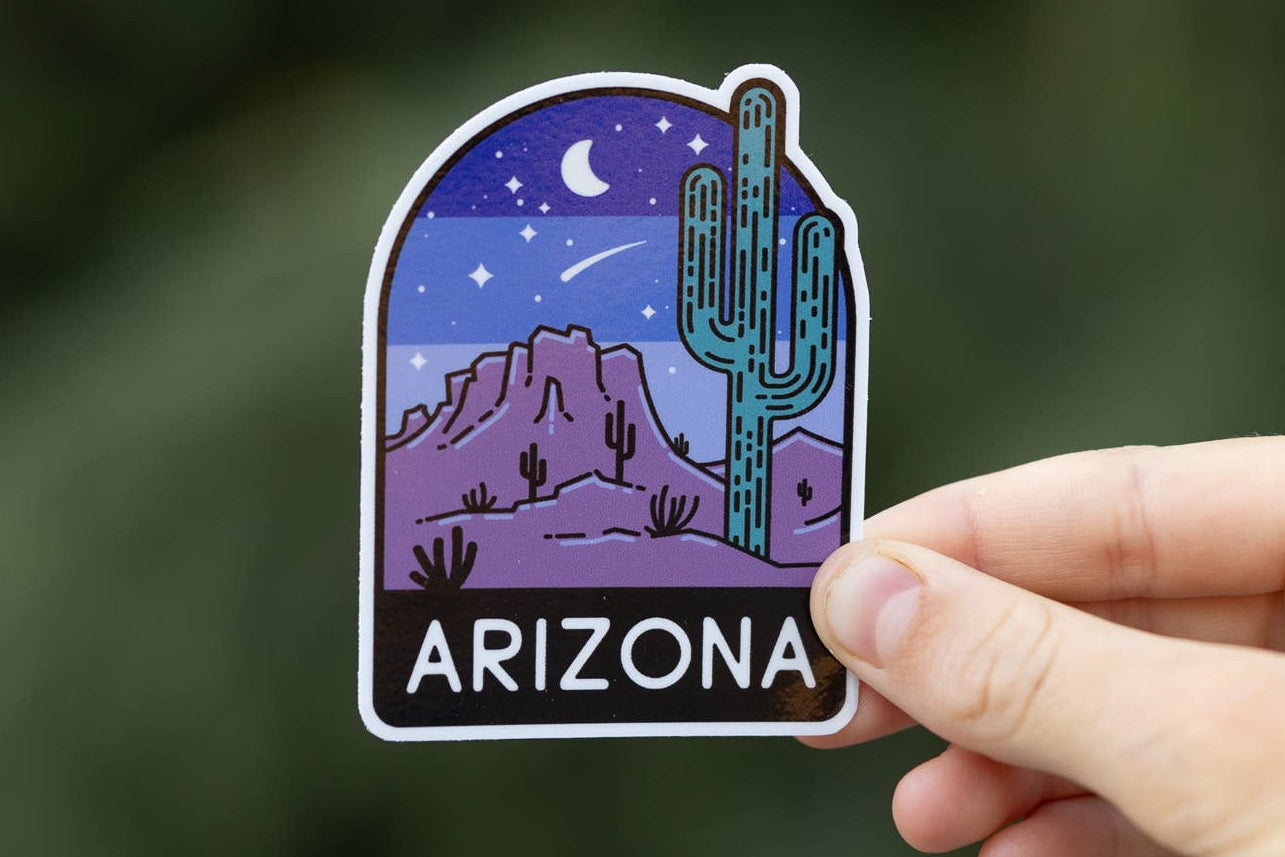 Arizona Desert Night Sky Sticker – Wander Together Outfitters