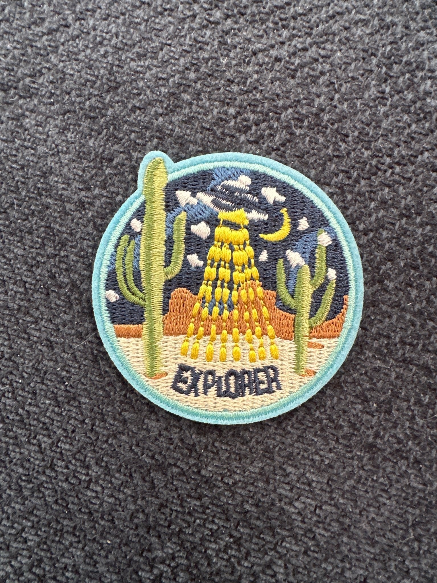 “Explorer” Desert UFO Iron On Patch – Wander Together Outfitters