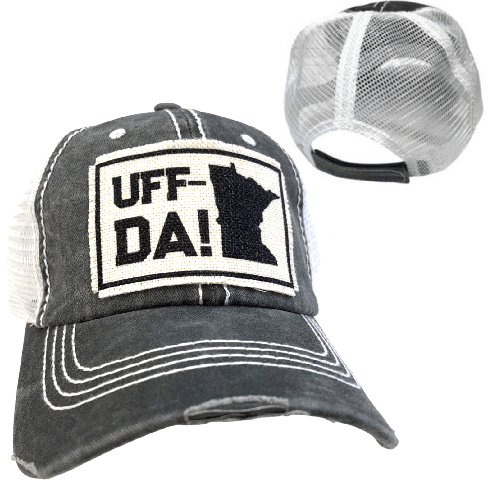 Minnesota "Uff Da!" Distressed Hat – Wander Together Outfitters