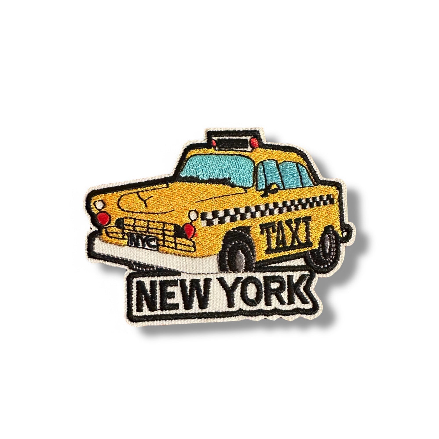 New York Taxi Cab Iron On Patch – Wander Together Outfitters