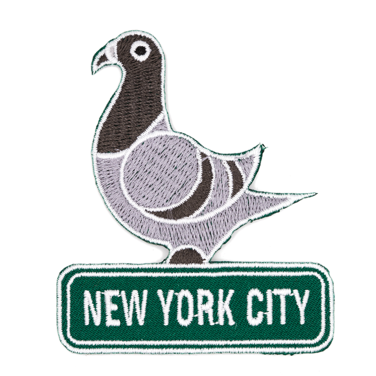 NYC Pigeon-New City City Street Sign- Iron On Patch – Wander Together ...