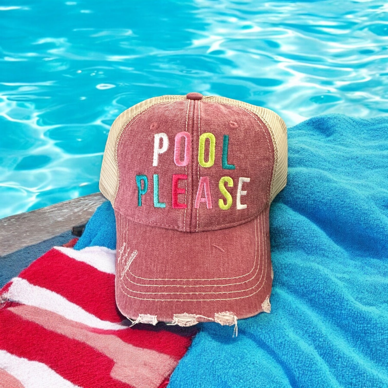 “Pool Please” Cap – Wander Together Outfitters