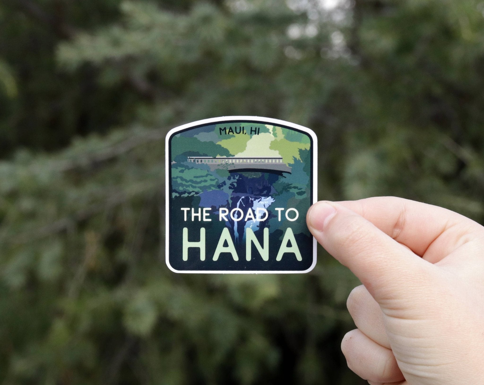 The Road to Hana Sticker - Outdoor Waterproof Decal - Maui – Wander ...