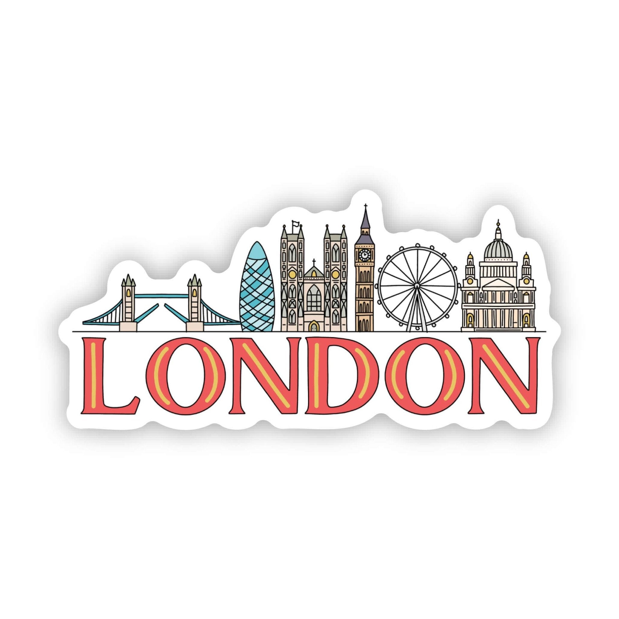 London Skyline Sticker – Wander Together Outfitters
